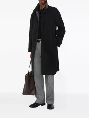 Burberry Reversible Wool Check Car Coat