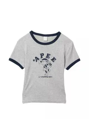AAPE BY *A BATHING APE Graphic Print Ringer T-shirt