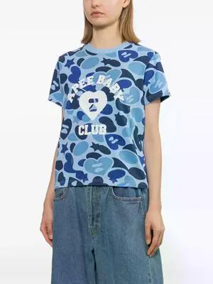 AAPE BY *A BATHING APE Apee™ A Bathing Ape® Camouflage Logo T-shirt