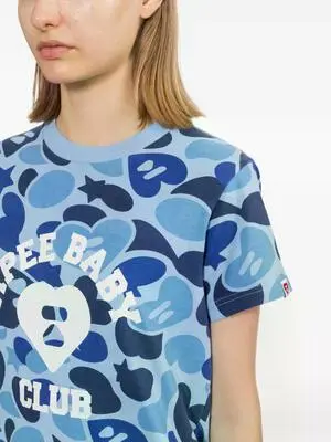 AAPE BY *A BATHING APE Apee™ A Bathing Ape® Camouflage Logo T-shirt