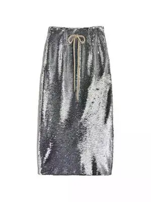 Simone Rocha Embellished Skirt - Silver