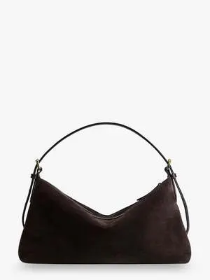 ATP ATELIER Castellare Suede Shoulder Bag - Brown