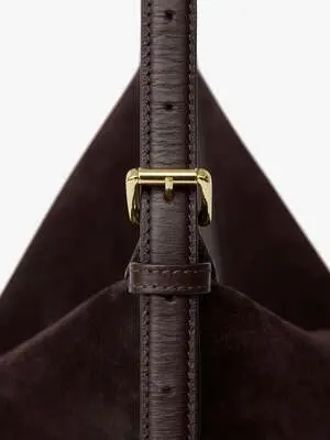ATP ATELIER Castellare Suede Shoulder Bag - Brown