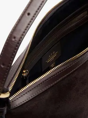 ATP ATELIER Castellare Suede Shoulder Bag - Brown