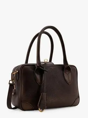 GOLDEN GOOSE Vita Vintage Leather Bag - Brown
