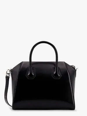 Givenchy Antigona Leather Shoulder Bag - Black