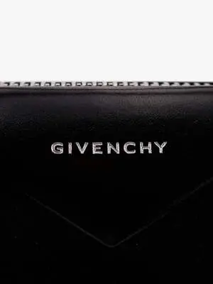 Givenchy Antigona Leather Shoulder Bag - Black