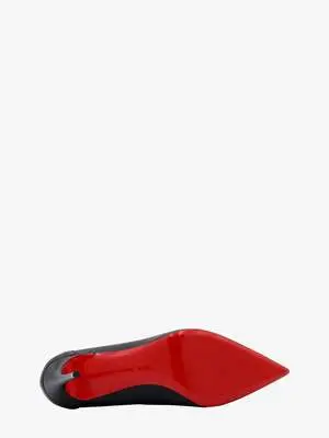 CHRISTIAN LOUBOUTIN Sporty Kate 85 Leather Pumps - Black