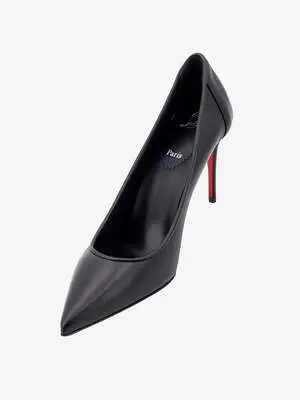 CHRISTIAN LOUBOUTIN Sporty Kate 85 Leather Pumps - Black