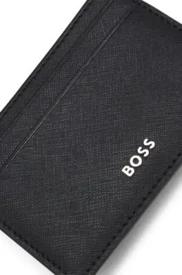BOSS Money Clip And Card Holder With Logo Lettering