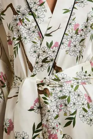 Olivia Von Halle Mimi Ana Blossom Robe