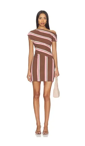 CURAAE BY ELLIATT Cady Mini Dress - Coco Multi