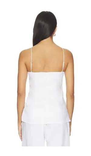 AEXAE Linen Strap Top