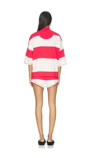 Free People Retro Rugby Set - Grapefruit Combo