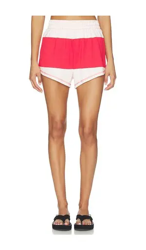 Free People Retro Rugby Set - Grapefruit Combo