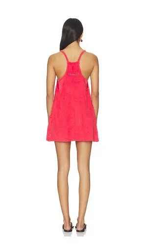 Free People Mini Towel Terry Dress - Grapefruit