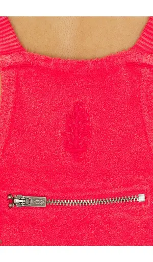Free People Mini Towel Terry Dress - Grapefruit