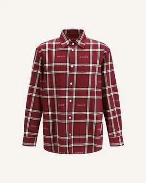 Gucci Multicolour Tartan Cotton Jacquard Shirt