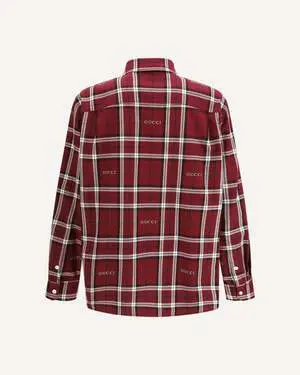 Gucci Multicolour Tartan Cotton Jacquard Shirt