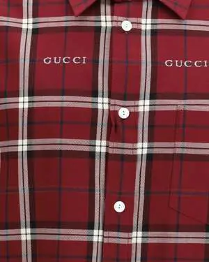 Gucci Multicolour Tartan Cotton Jacquard Shirt