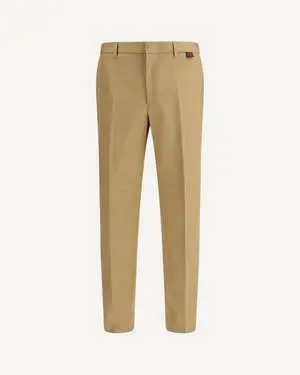 Gucci Cotton Trousers With Web Detail