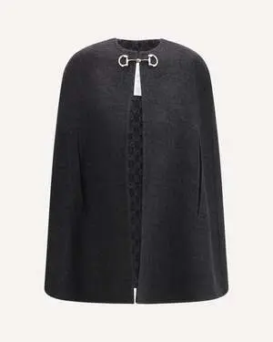 Gucci Wool-blend Cape - Grey