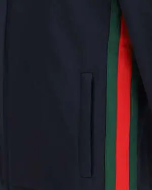 Gucci Technical Jersey Zip-up Jacket - Blue