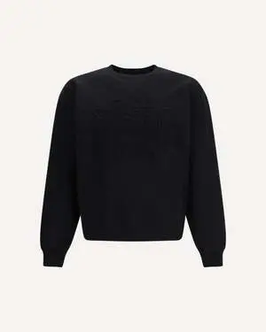 Gucci Cotton Sweatshirt With Raised Logo