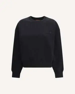 Gucci Brushed Cotton Jersey Sweatshirt With Horsebit Embroidery