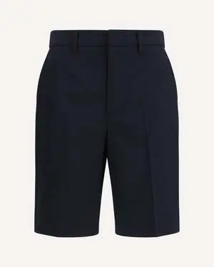 Gucci Wool Shorts With Embroidered Detail