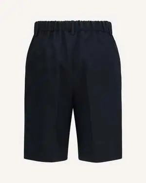 Gucci Wool Shorts With Embroidered Detail