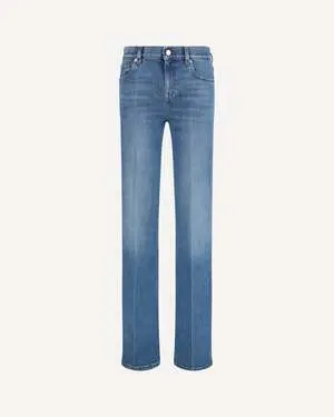 Gucci Flare Stretch Cotton Jeans - Light Blue