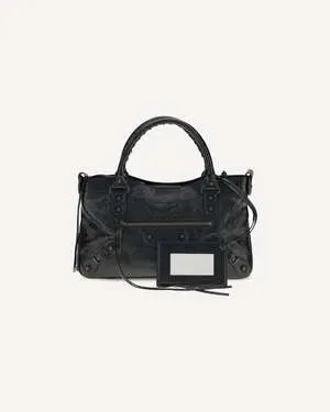 Balenciaga City First Shoulder Bag - Black