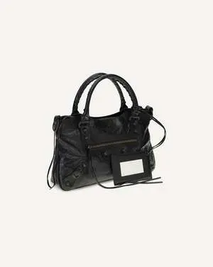 Balenciaga City First Shoulder Bag - Black