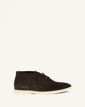 Loro Piana Desert Walk Derby Lace-up Shoes - Black