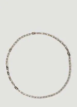 AMBUSH Sterling Engraved Logo Chain Necklace - Silver
