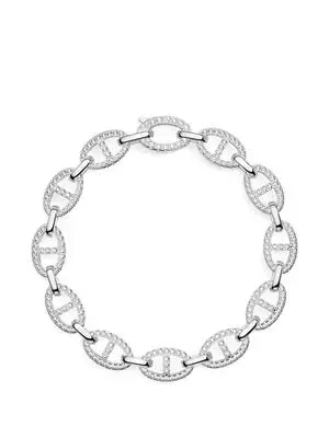 APM MONACO Maille Marine Pavé-set Bracelet - Silver