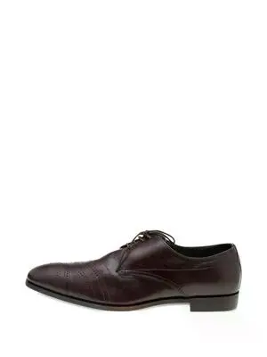 Prada Brogue Lace-up Loafers