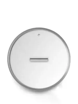SMEG Logo-engraved Glass Lid - White