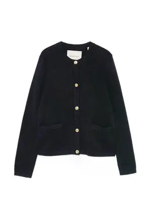 Gant Logo-buttoned Patch-pocket Cardigan