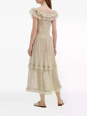 B+AB Ruffled Pleated Jumpsuit