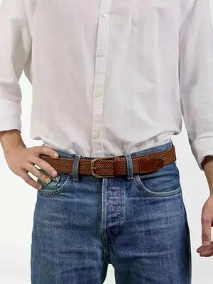 THE BRIDGE Woven Belt - Brown