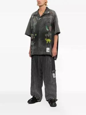 Mihara Yasuhiro All-over Graphic Print Shirt