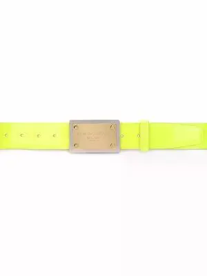Dolce & Gabbana Logo Plaque Belt