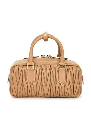 Miu Miu Arcadie Matelassé Leather Bag