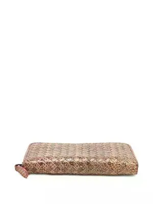 Bottega Veneta Intrecciato Karung Leather Wallet