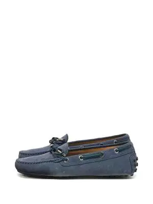 TOD'S Gommino Bow Loafers - Blue