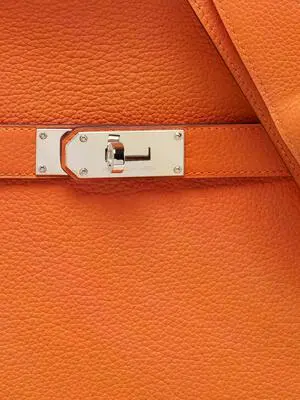 Hermès Jypsiere Leather Cross Body Bag - Orange