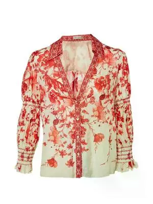 Alice + Olivia Printed Shirt