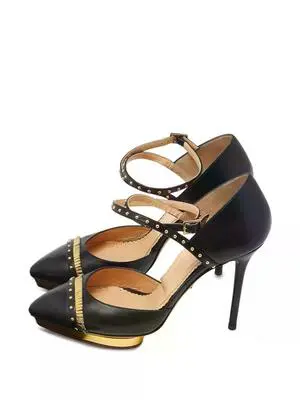 CHARLOTTE OLYMPIA Studded Pointed-toe Pumps
